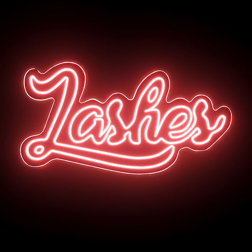 Lashes Neon Sign 3D model | CGTrader