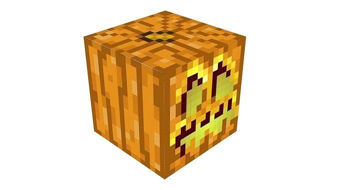 3D model Minecraft Jack O Lantern VR / AR / low-poly | CGTrader