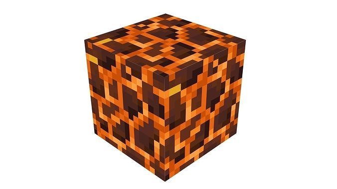 3D model Minecraft Lava Rock VR / AR / low-poly | CGTrader
