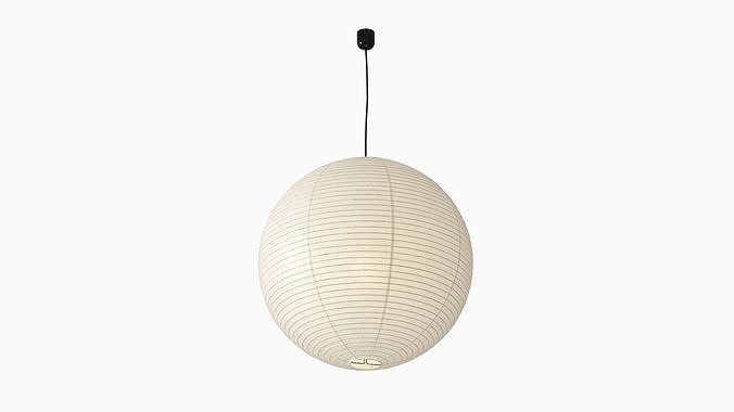 Akari 75A lamp by Isamu Noguchi 3D model | CGTrader