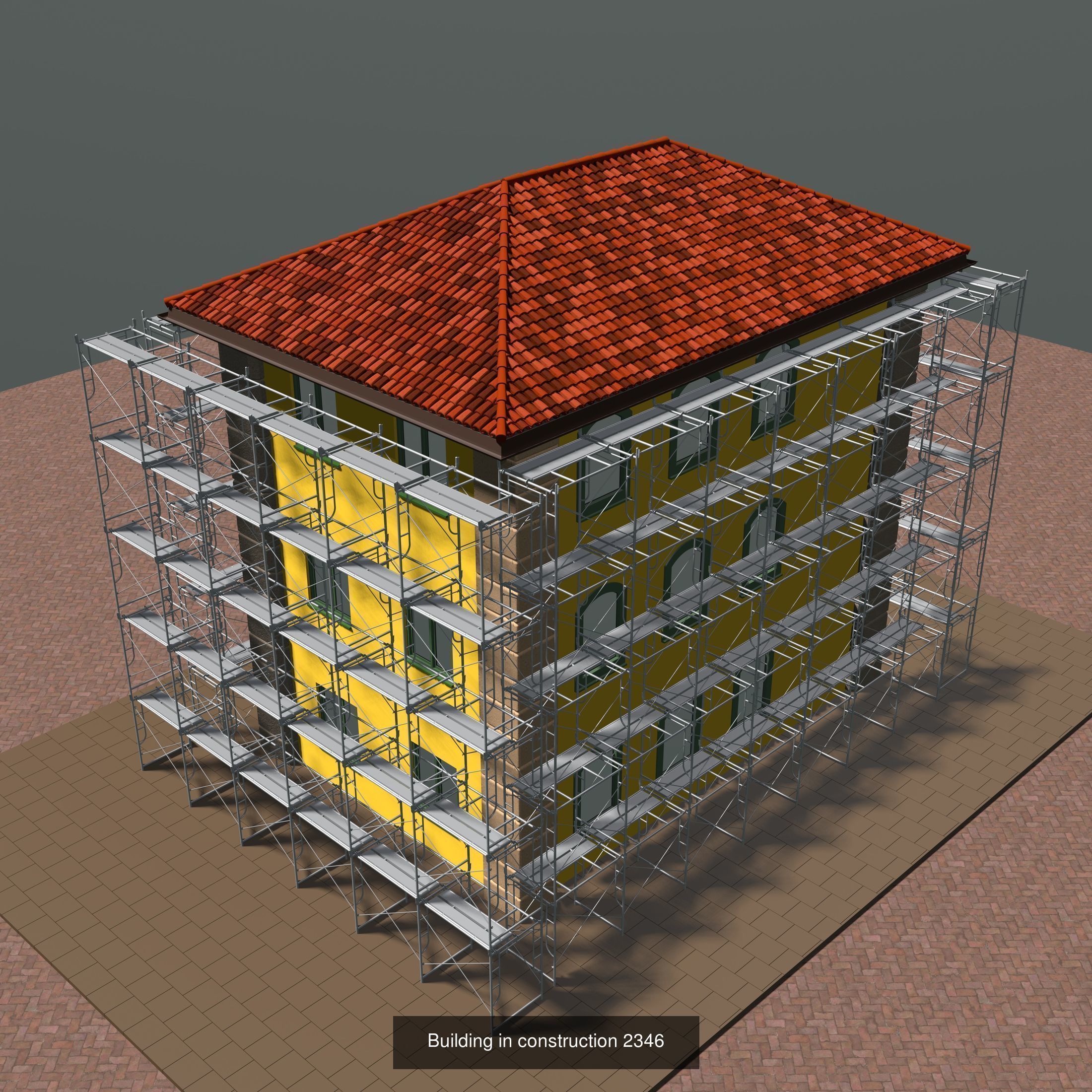 Building under construction 3D Model Collection | CGTrader