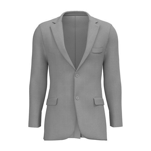 Male blazer jacket 3D model animated | CGTrader