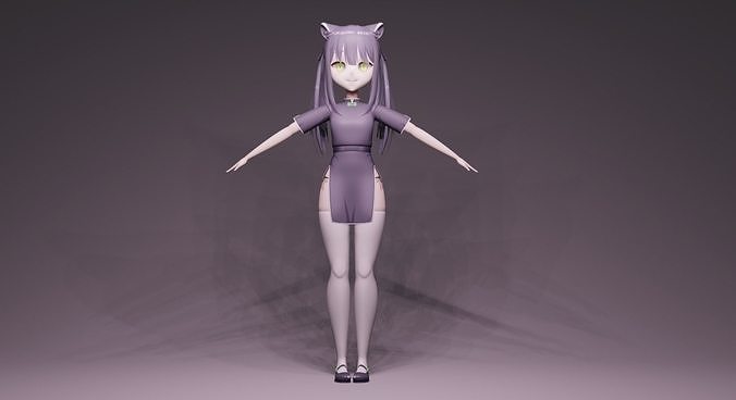 Anime Character - BA Shun Young 3D model | CGTrader