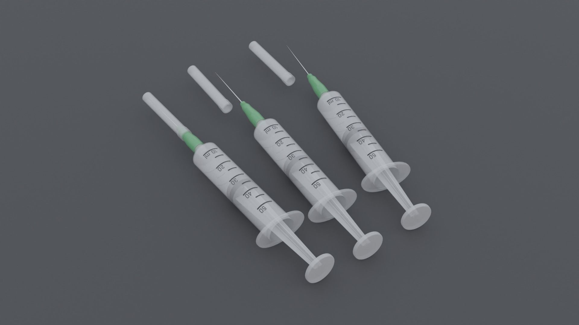 Syringe free VR / AR / low-poly 3D model | CGTrader