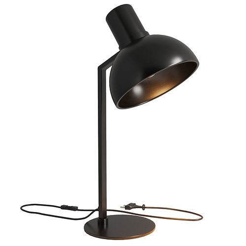 3D model Mostrid Table Lamp Black - Lucande VR / AR / low-poly | CGTrader