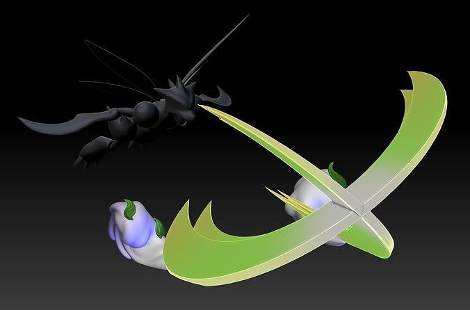Pokemon Move X-Scissor 3D model 3D printable | CGTrader