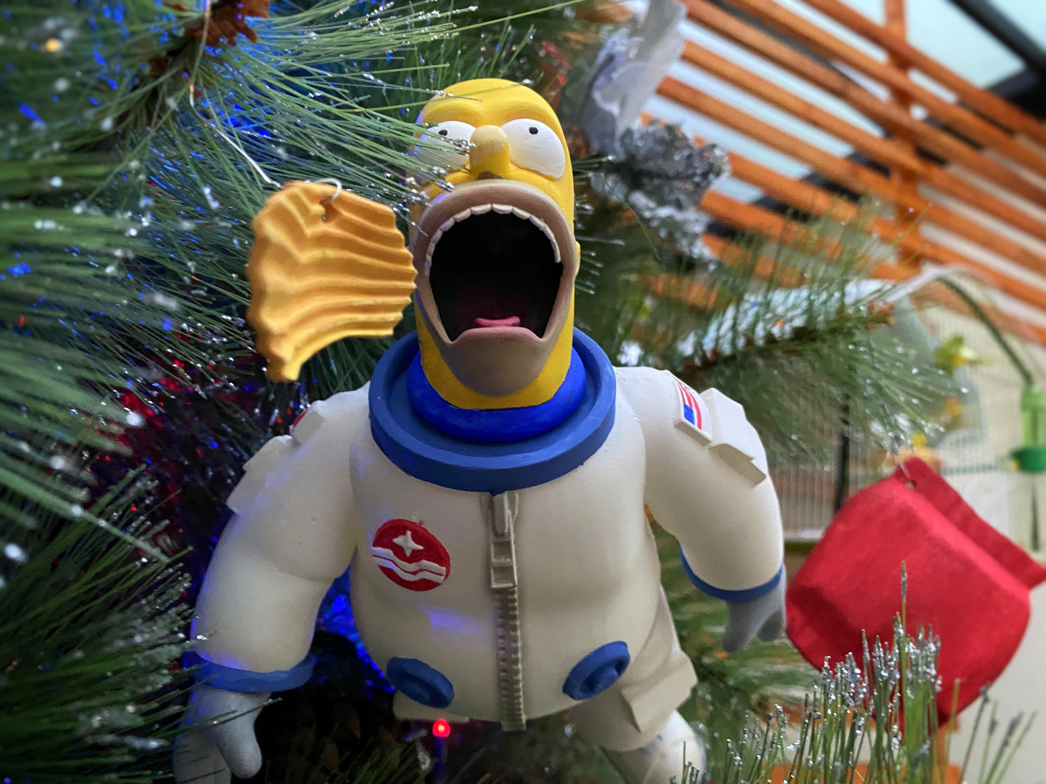 HOMER SIMPSON ASTRONAUT 3D model 3D printable | CGTrader