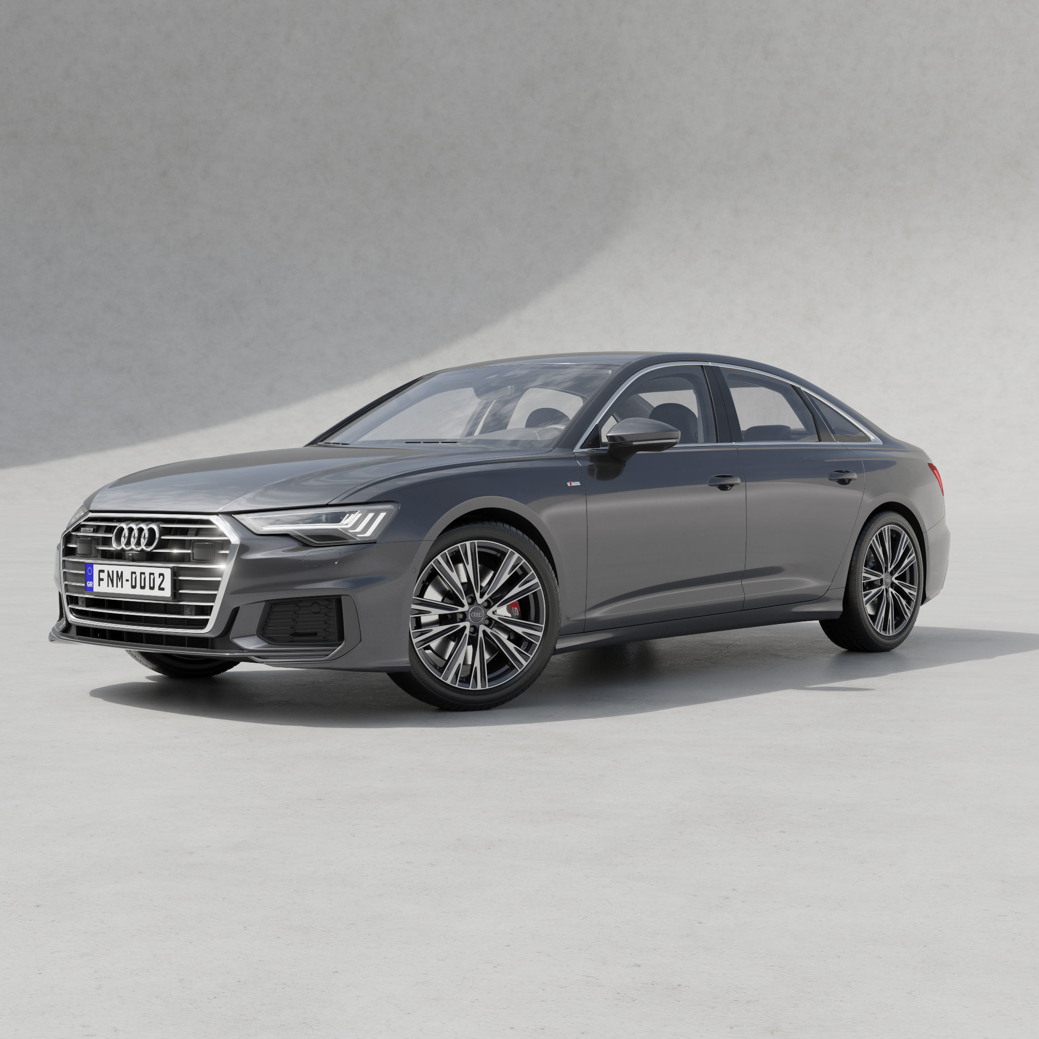Audi A6 2020-2022 3d model fully detailed High poly HQ interior 3D ...