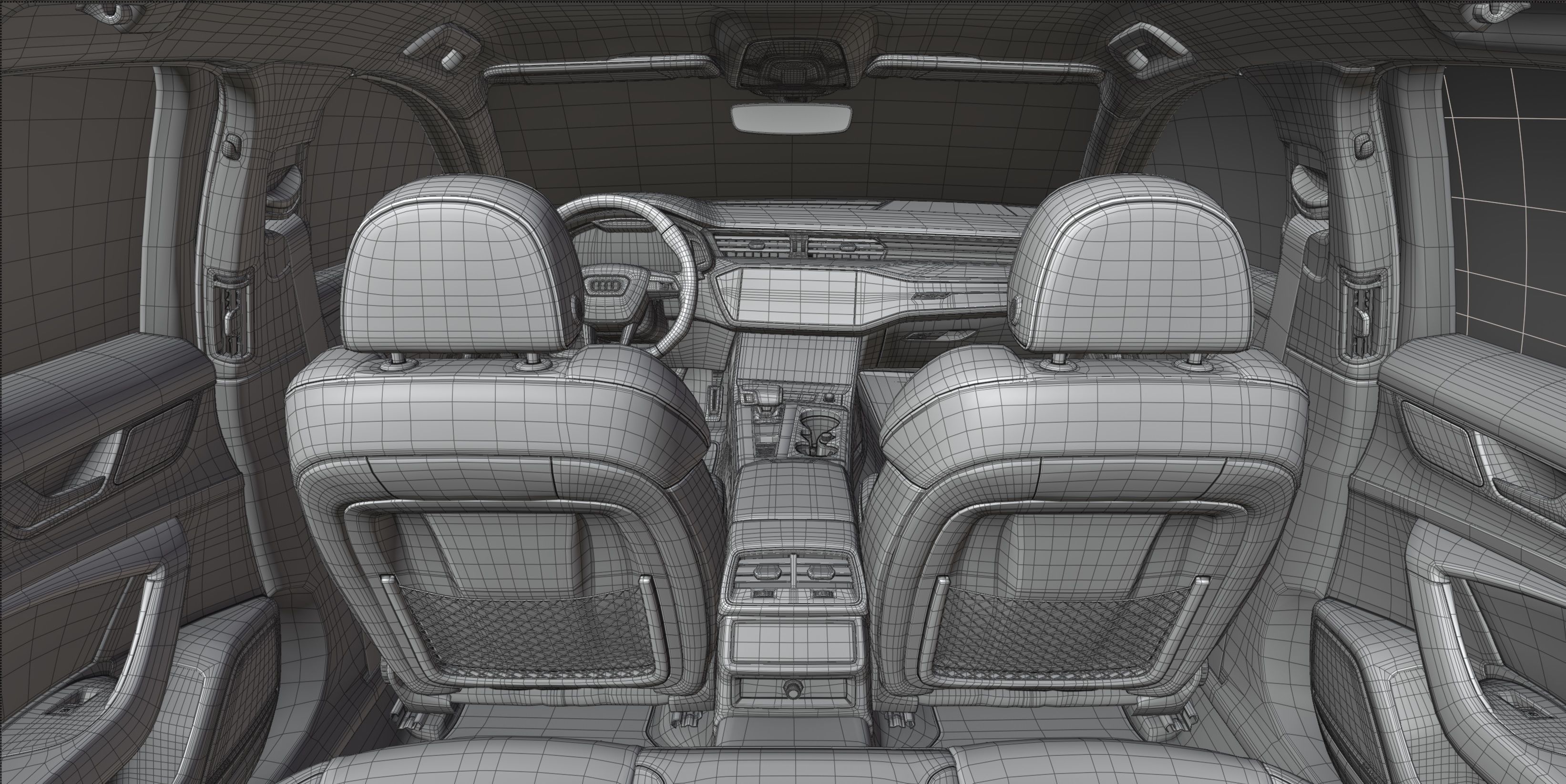 Audi A6 2020-2022 3d model fully detailed High poly HQ interior 3D ...