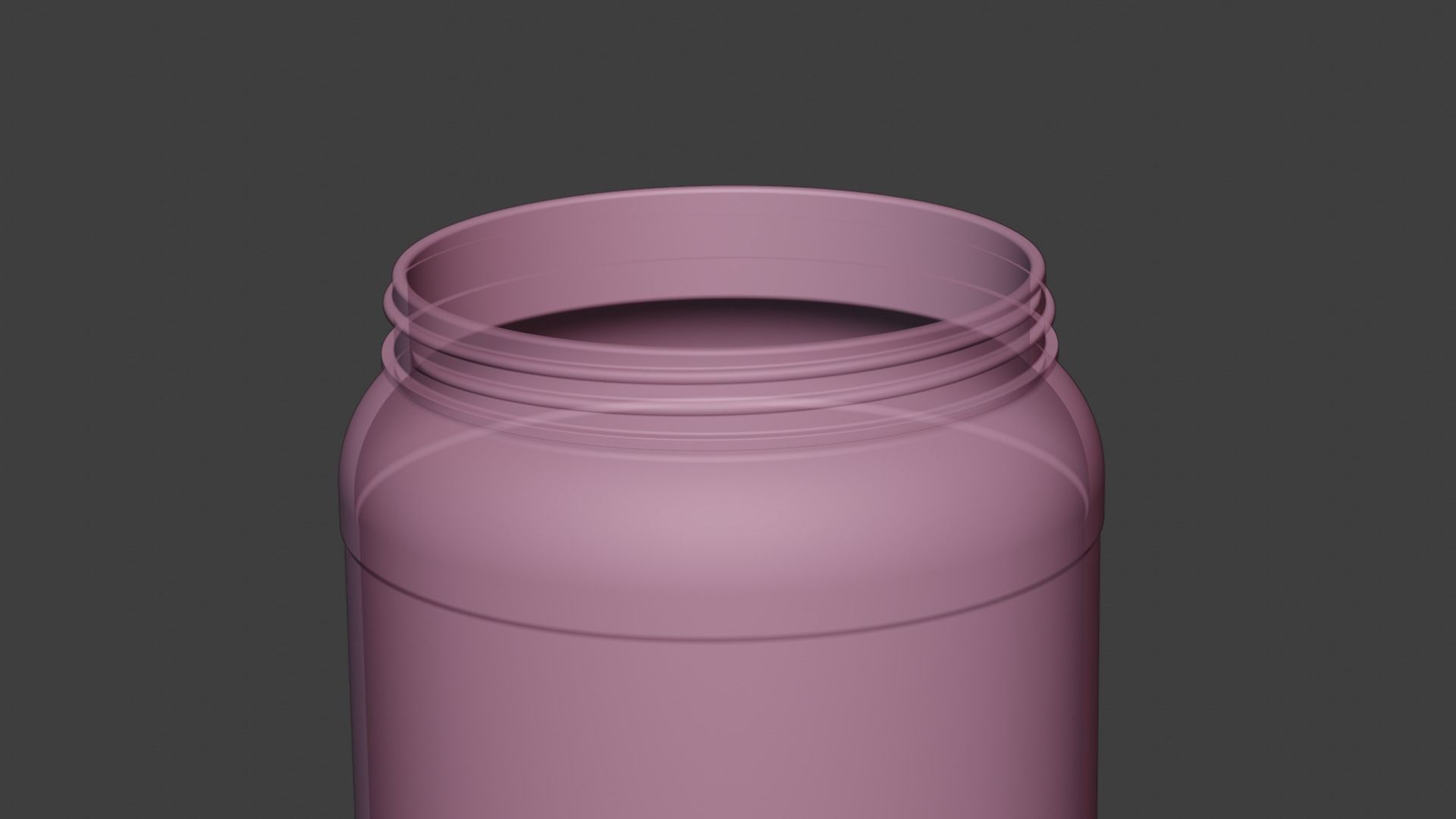 Plastic Jar 3D model | CGTrader