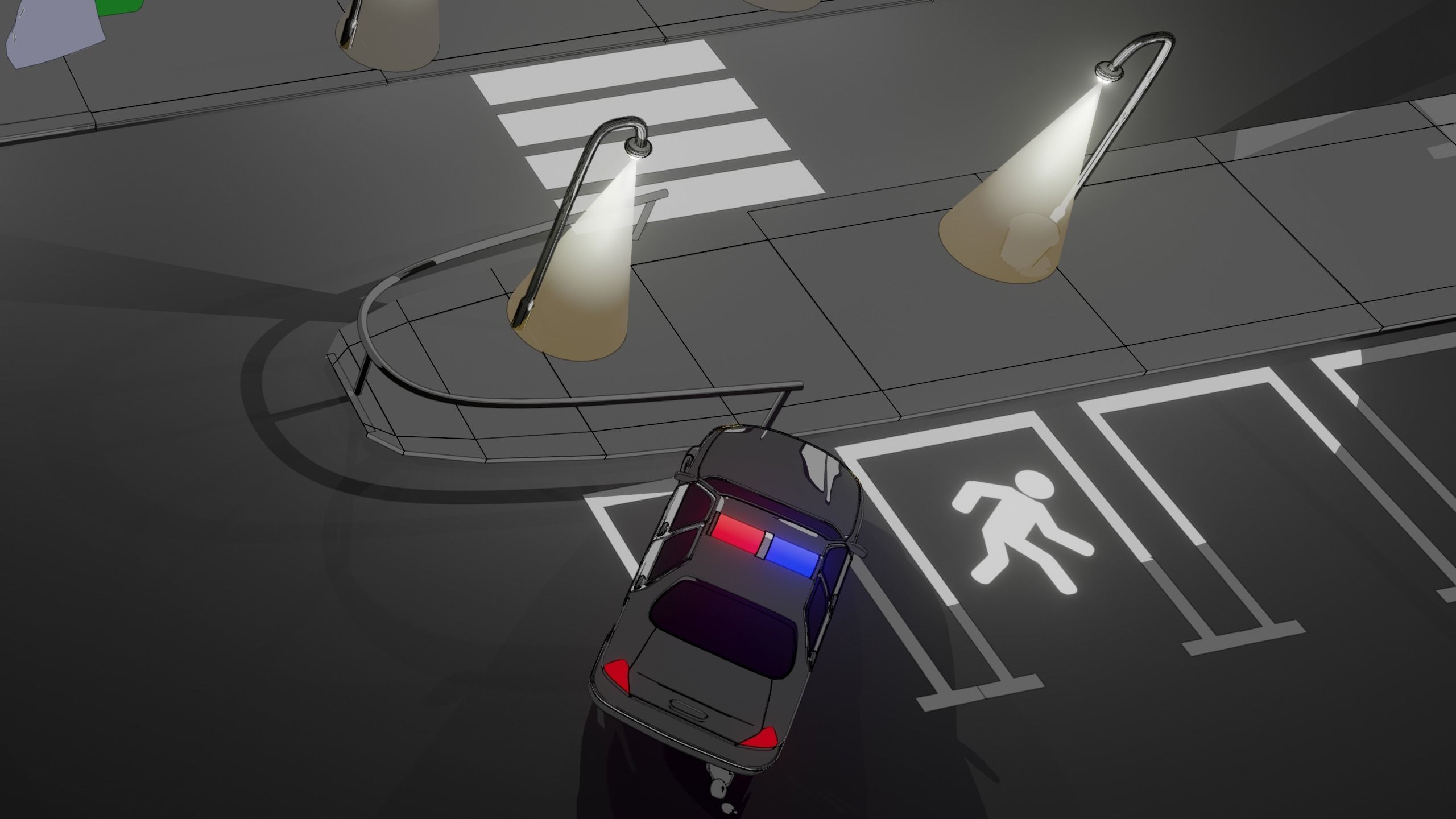 Scene style cartoon 3D model | CGTrader