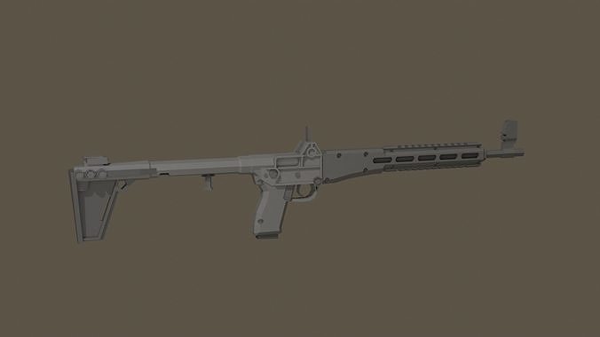 3D model Kel-Tec Sub-2000 VR / AR / low-poly | CGTrader