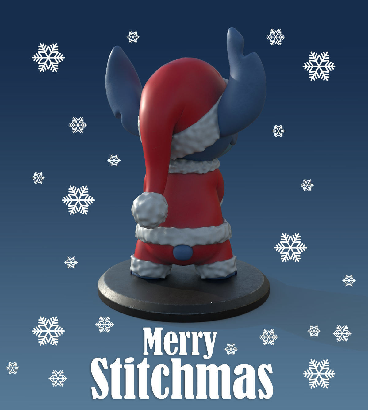 stitch 3D model 3D printable | CGTrader