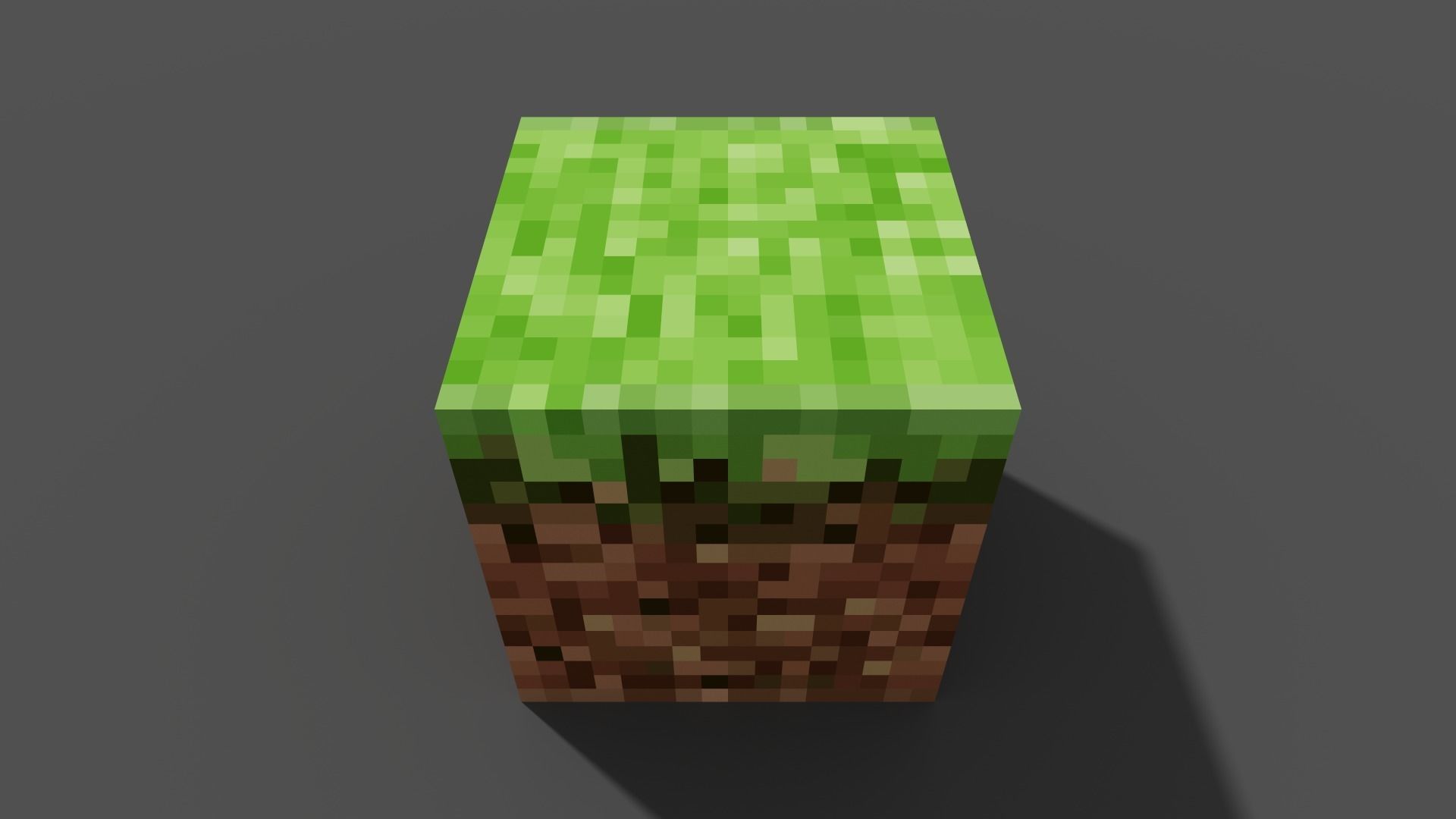 3D model MineCraft grass block 3D model VR / AR / low-poly | CGTrader