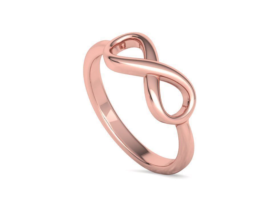 Infinity Endless Love Symbol Ring Stackable Ring 3dmodel 3D model 3D ...