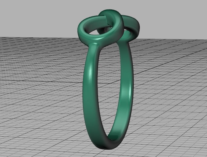 Infinity Endless Love Symbol Ring Stackable Ring 3dmodel 3D model 3D ...