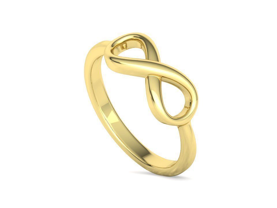 Infinity Endless Love Symbol Ring Stackable Ring 3dmodel 3D model 3D ...