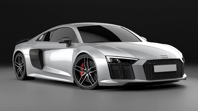 2016 Audi R8 V10 Plus 3D model rigged | CGTrader