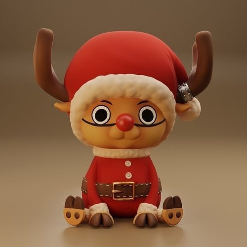 Christmas Chopper 3D model 3D printable | CGTrader