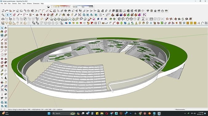 Amphitheatre 3D Model 3D model | CGTrader
