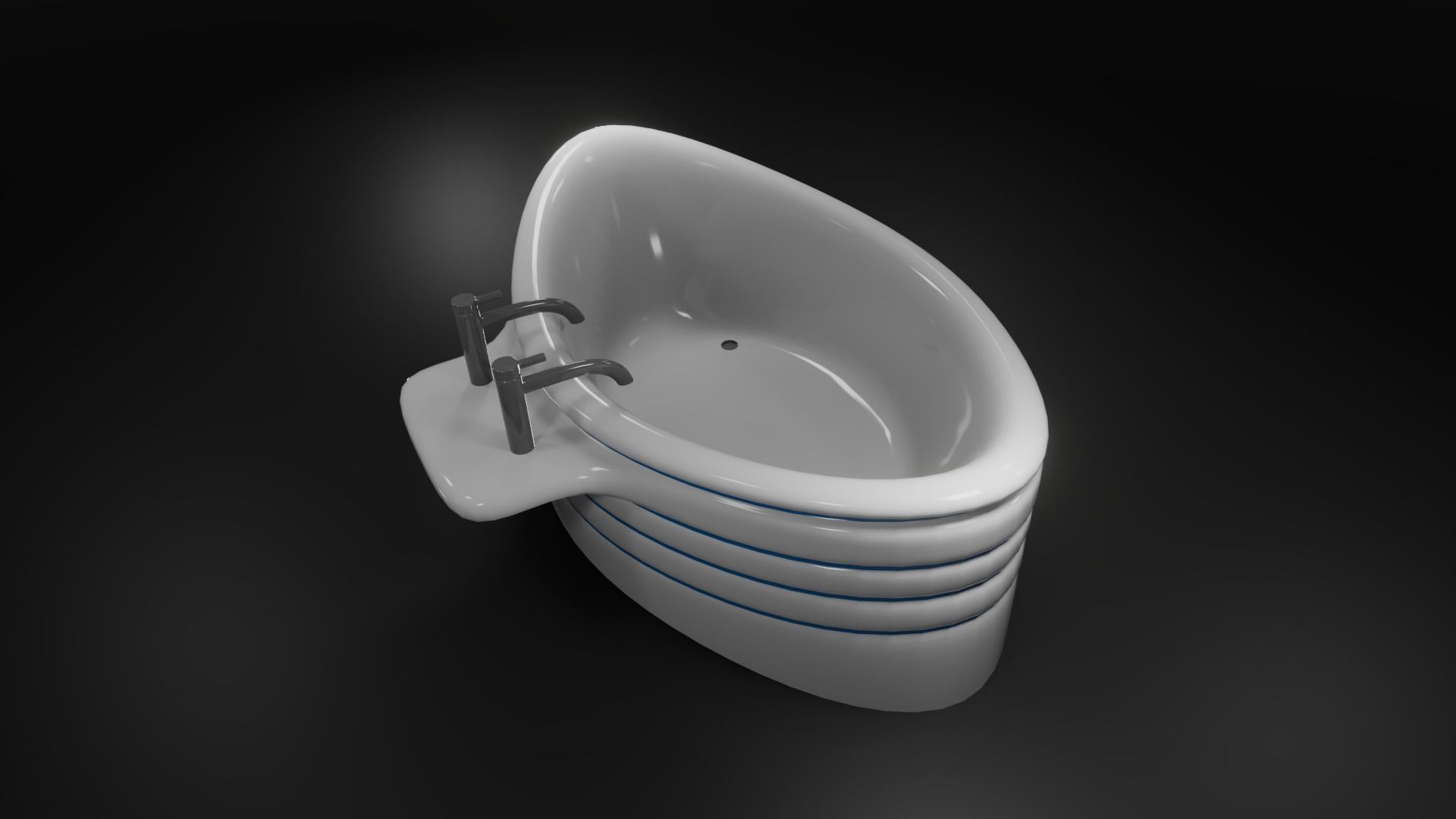 3D model 2 Luxury Jacuzzi VR / AR / low-poly | CGTrader