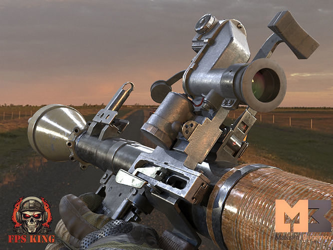 3D model FPS Rocket Launcher Animation VR / AR / low-poly | CGTrader