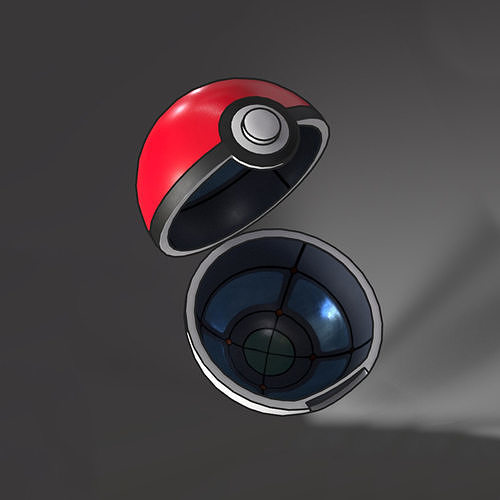 3D model Pokeballs VR / AR / low-poly | CGTrader