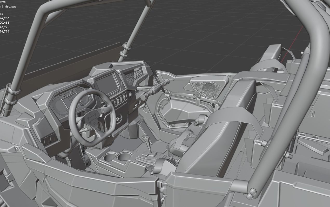 2021 Turbo S 2 Seater RZR 3d 3D model | CGTrader