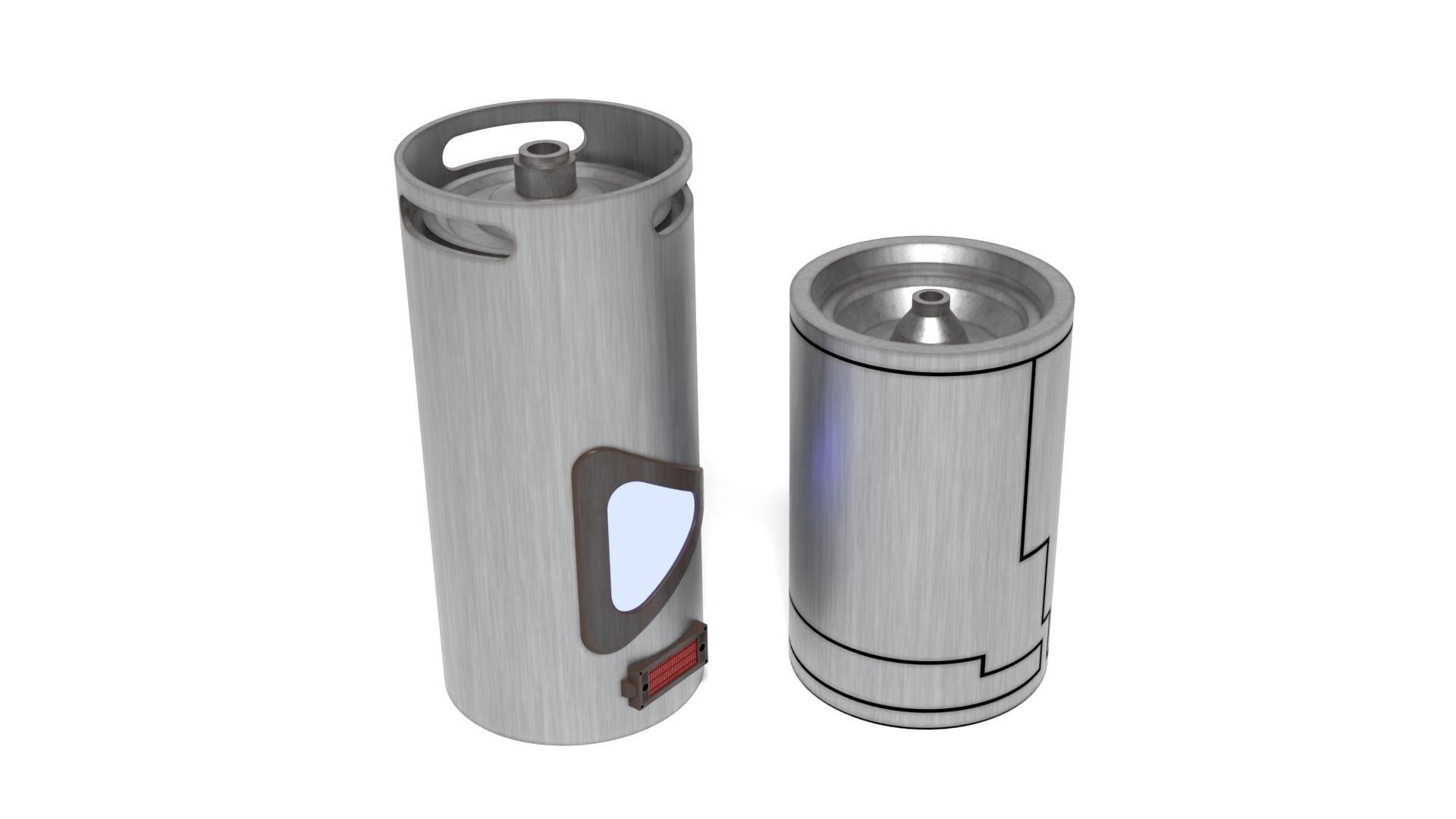 Coaxium Transport Container 1-18 scale Kenner Hasbro 3D model 3D ...