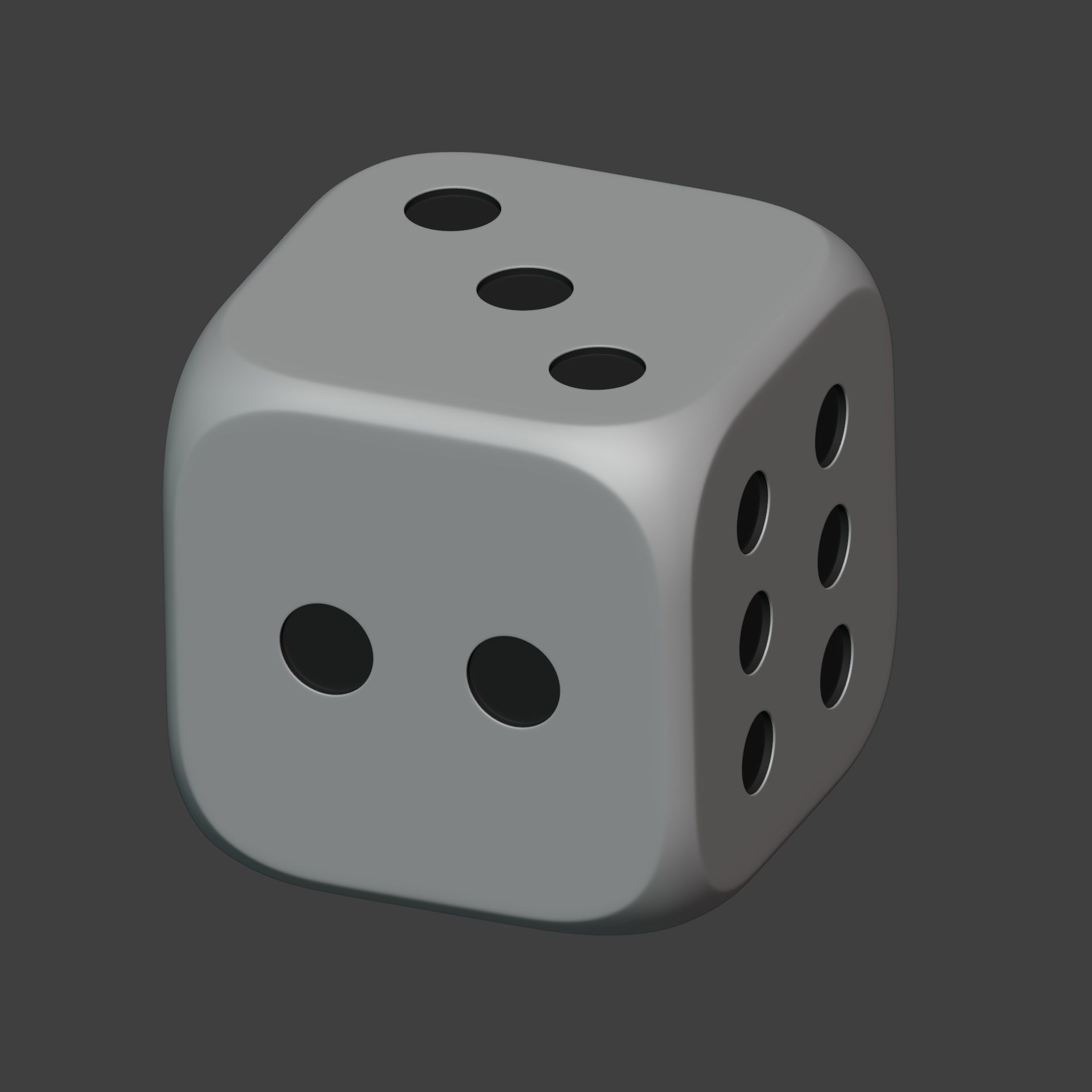 3D model Dice Ready for 3D Printing VR / AR / low-poly | CGTrader