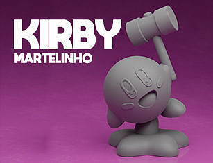 Kirby Martelinho Smash Bros 3D model 3D printable | CGTrader