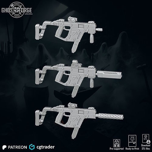 Pack SMG12 - 3 Itens 3D model 3D printable | CGTrader