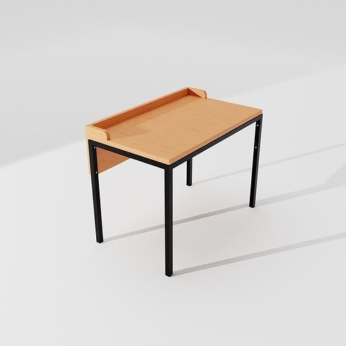 Classroom Desk 3D Model free 3D model | CGTrader