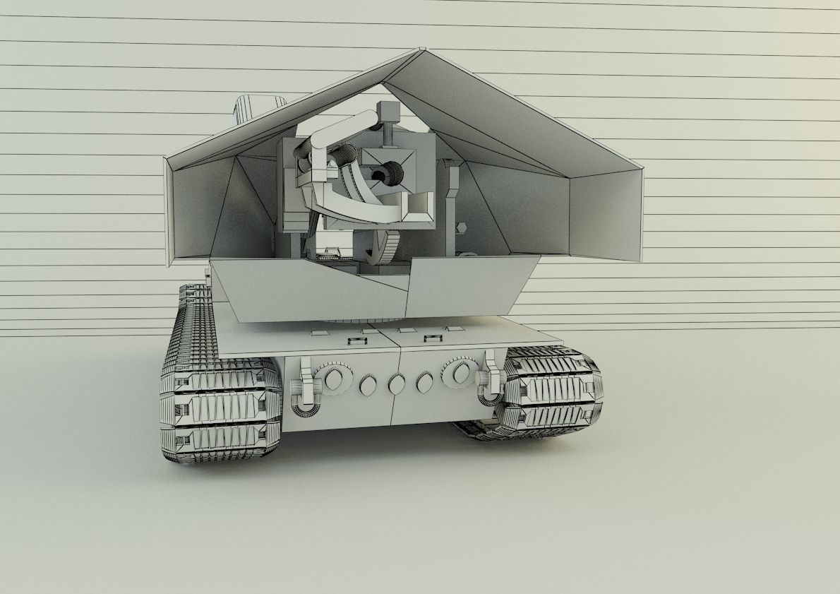 WT E100 tank military vehicle 3D model | CGTrader