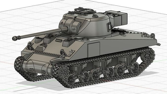 Sherman Firefly IC 3D model 3D printable | CGTrader