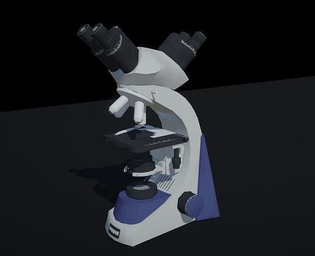 3D model Microscope VR / AR / low-poly | CGTrader