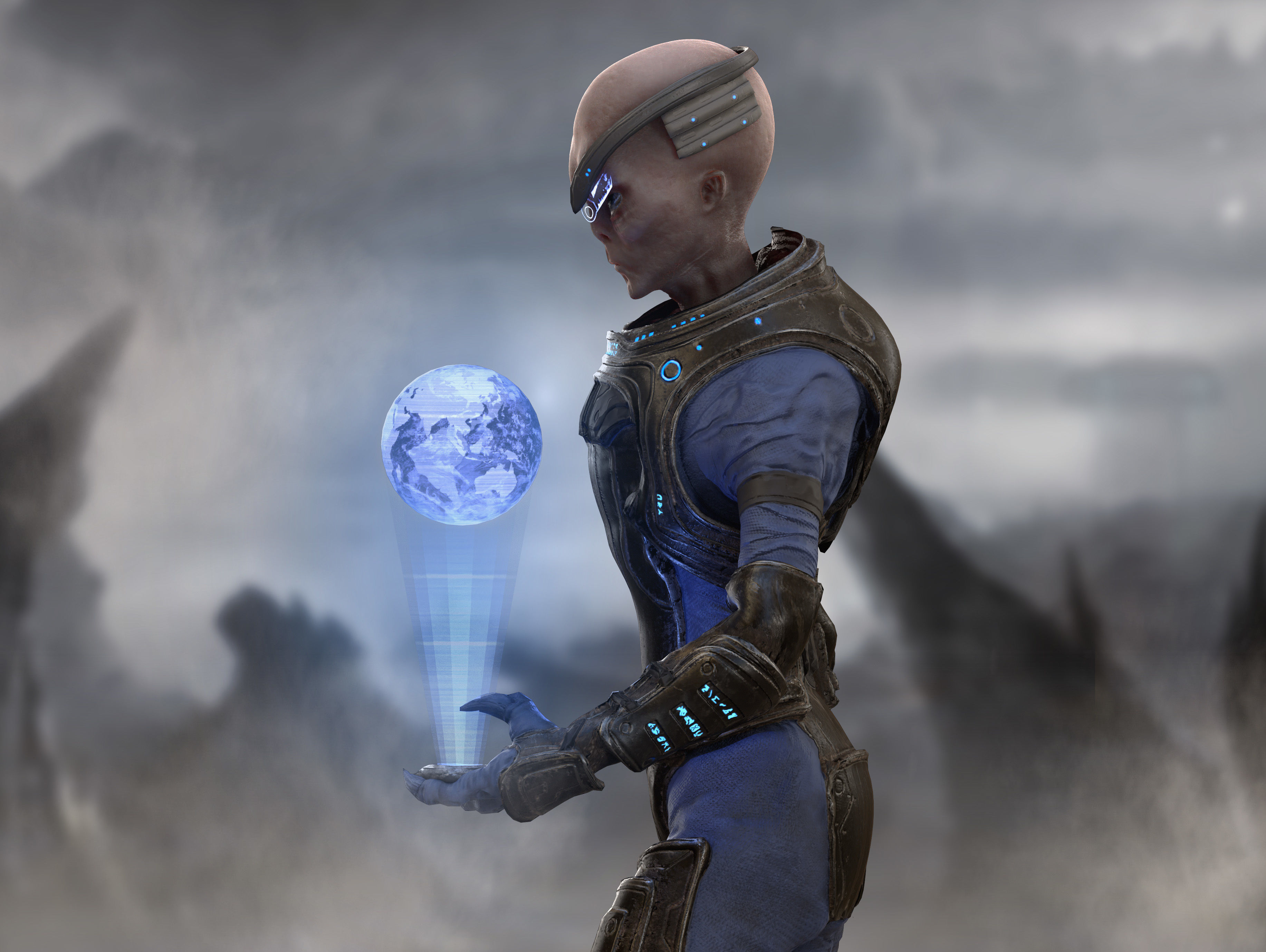 3D model Sci Fi Alien VR / AR / low-poly | CGTrader
