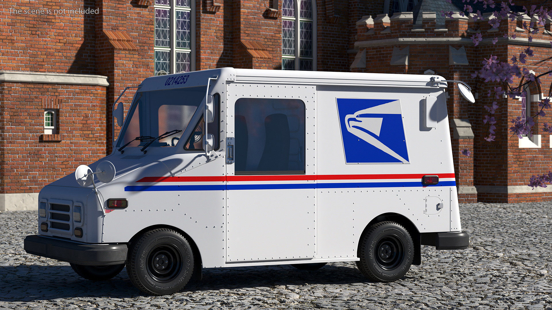 Grumman LLV USA Post Car Rigged for Cinema 4D 3D model rigged | CGTrader