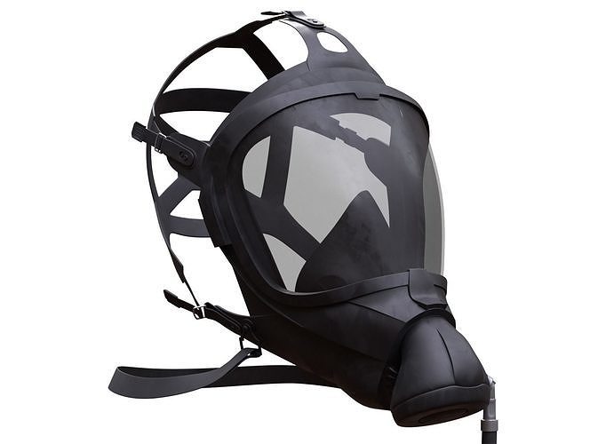 3D model SCBA Mask VR / AR / low-poly | CGTrader