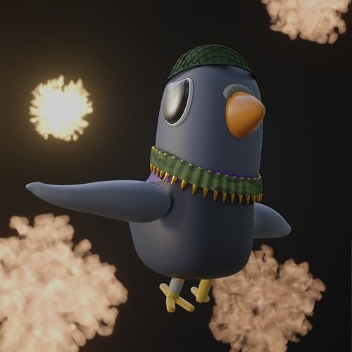 3D model War Pidgeon VR / AR / low-poly | CGTrader