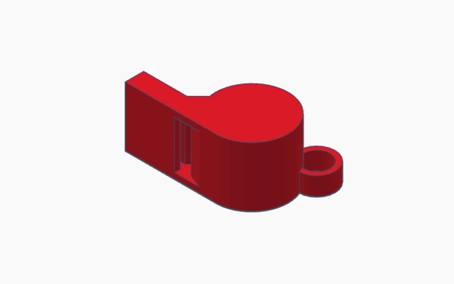 Whistle free 3D model 3D printable | CGTrader