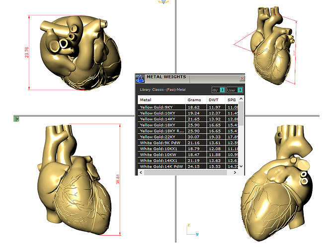 Heart 3D model 3D printable | CGTrader