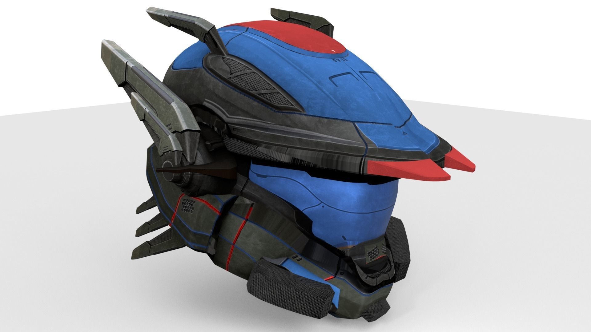 3D model Halo Spartan MKV Helmet VR / AR / low-poly | CGTrader
