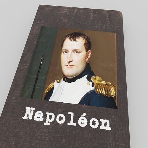 3D model Napoleon BOOK OLD VR / AR / low-poly | CGTrader