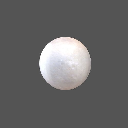 3D model Snowball v2 001 VR / AR / low-poly | CGTrader