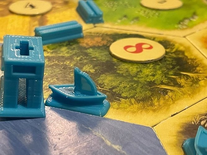 NEW GAME TOOLS FOR CATAN BOARD GAME 3D model 3D printable | CGTrader