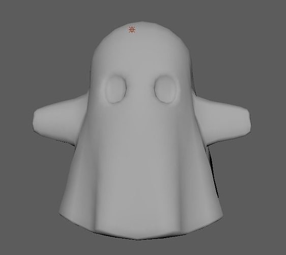 Cute little ghost 3D model | CGTrader