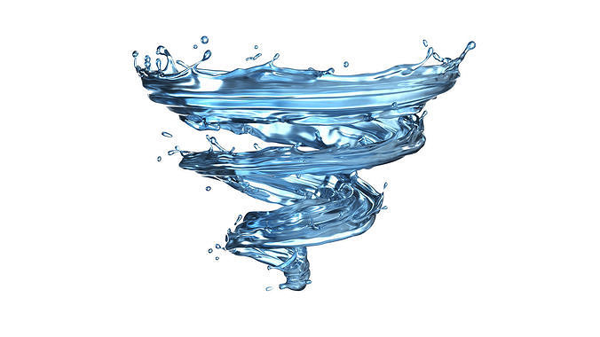 Water Splash 10 3D model | CGTrader