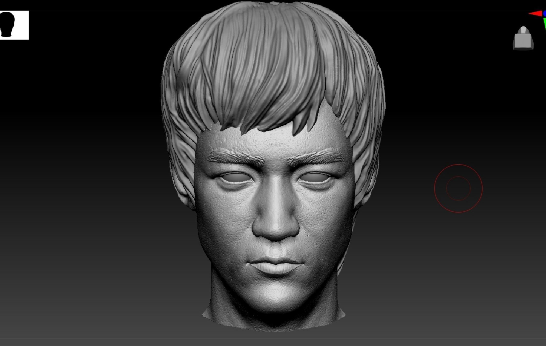 Bruce Lee head 3D model 3D printable | CGTrader