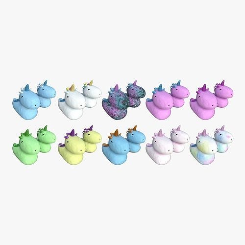 10 Slippers E Unicorn Collection - Costume Character Design VR / AR ...